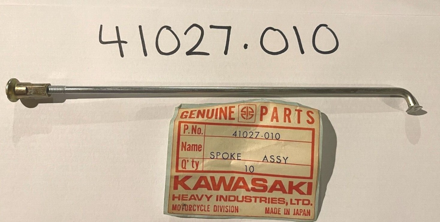 ***NOS KAWASAKI 41027-010 SPOKE-ASY,RR INNER | eBay