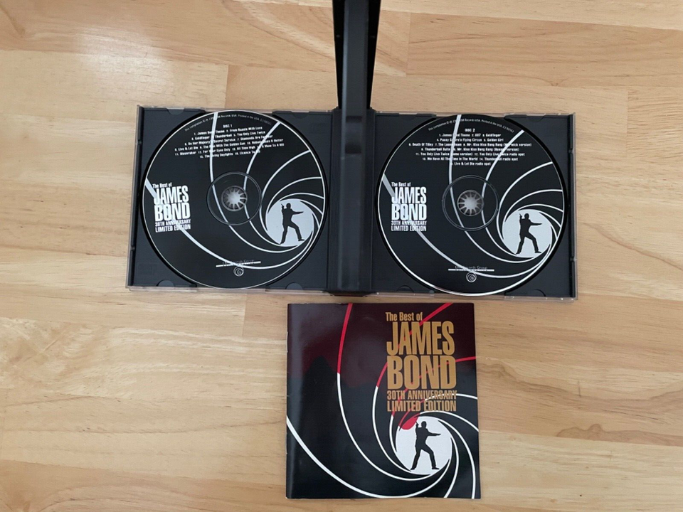 CD The Best of James Bond 30th Anniverrsay Limited Edition 77779856022 ...