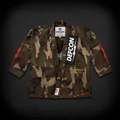 Defcon Group x Shoyroll Gi - Woodland Camo - Size 3 - Brand New | eBay