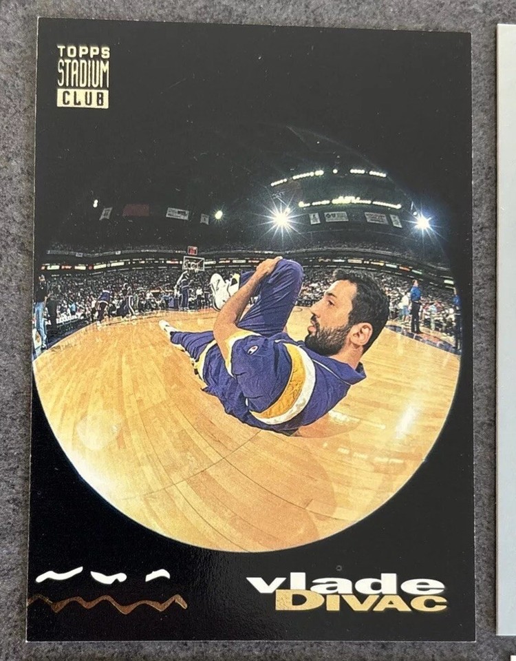 VLADE DIVAC VINTAGE NBA HALL OF FAME SIX (6) CARD BASKETBALL LOT ...