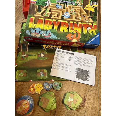 Pokemon Labyrinth Maze Game 99% Complete Ravensburger 2021 Tile Board ...