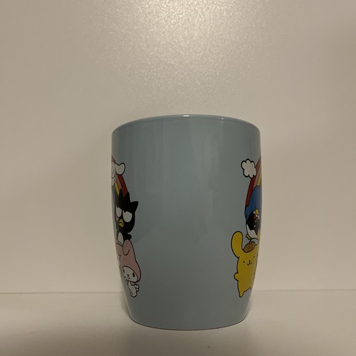Sanrio Hello Kitty Keroppi Purin Chococat My Melody Coffee Mug Blue ...