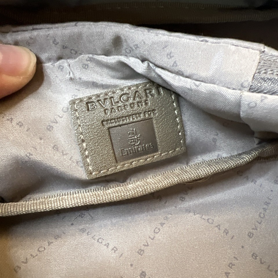 Emirates Bvlgari Bulgari Amenity Kit Bag Dopp Kit Bag Empty | eBay