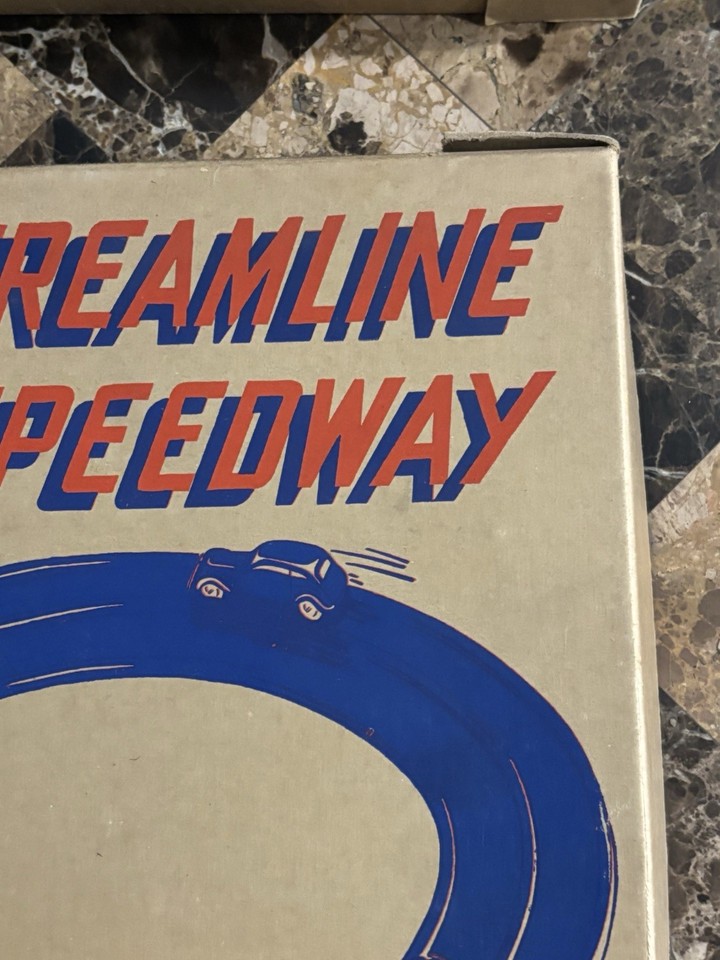Marx Streamline Speedway Wind-up Race Cars Comet & Racer Beautiful ...
