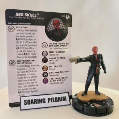 Marvel Heroclix RED SKULL - 044 - RARE Avengers Forever | eBay