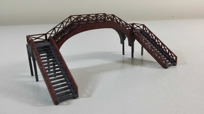 N Scale Northern Style Footbridge Kit (Platform mounted, deluxe ply kit ...