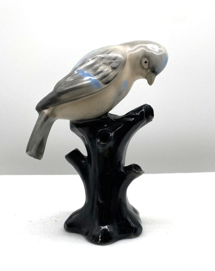 Antique Sitzendorf Figural Blue Bird Bud Vase German Porcelain Hand ...