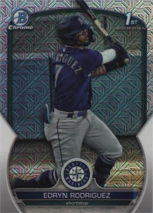 2023 Bowman Chrome - Prospects Edryn Rodriguez #BCP-185 Mojo Refractor ...