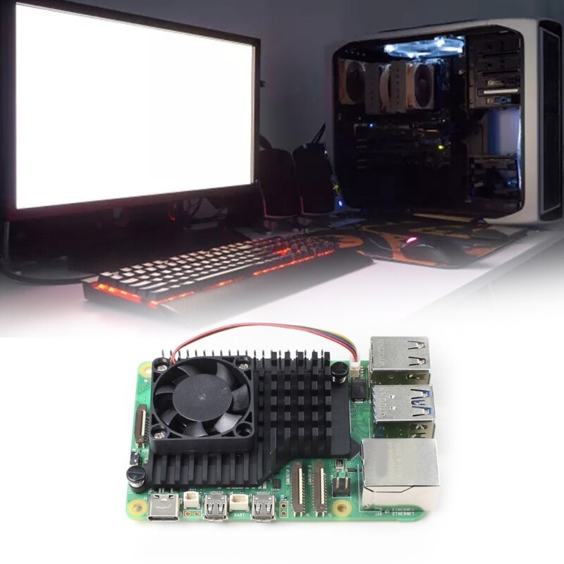 Active Coolers PWM Heatsink Cooling Fan Adjustable Speed Radiator for ...