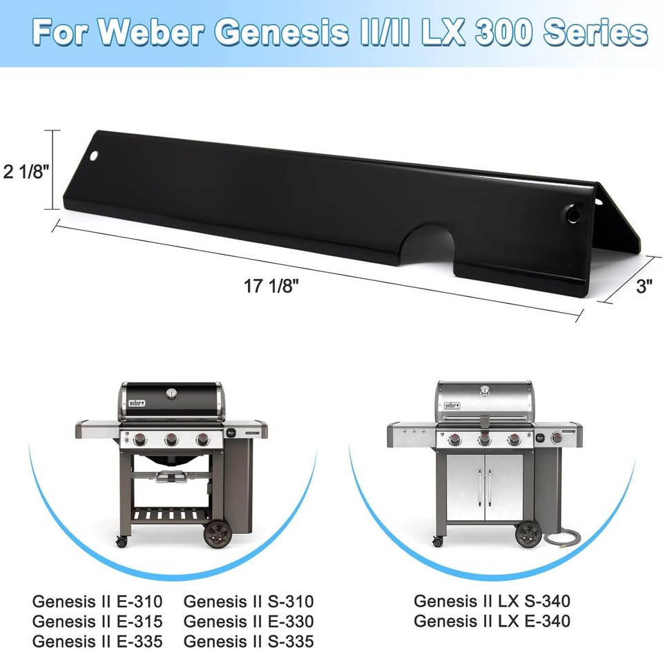 66032 Flavorizer Bars for Weber GS4 Genesis II 300, Genesis II E-310 ...