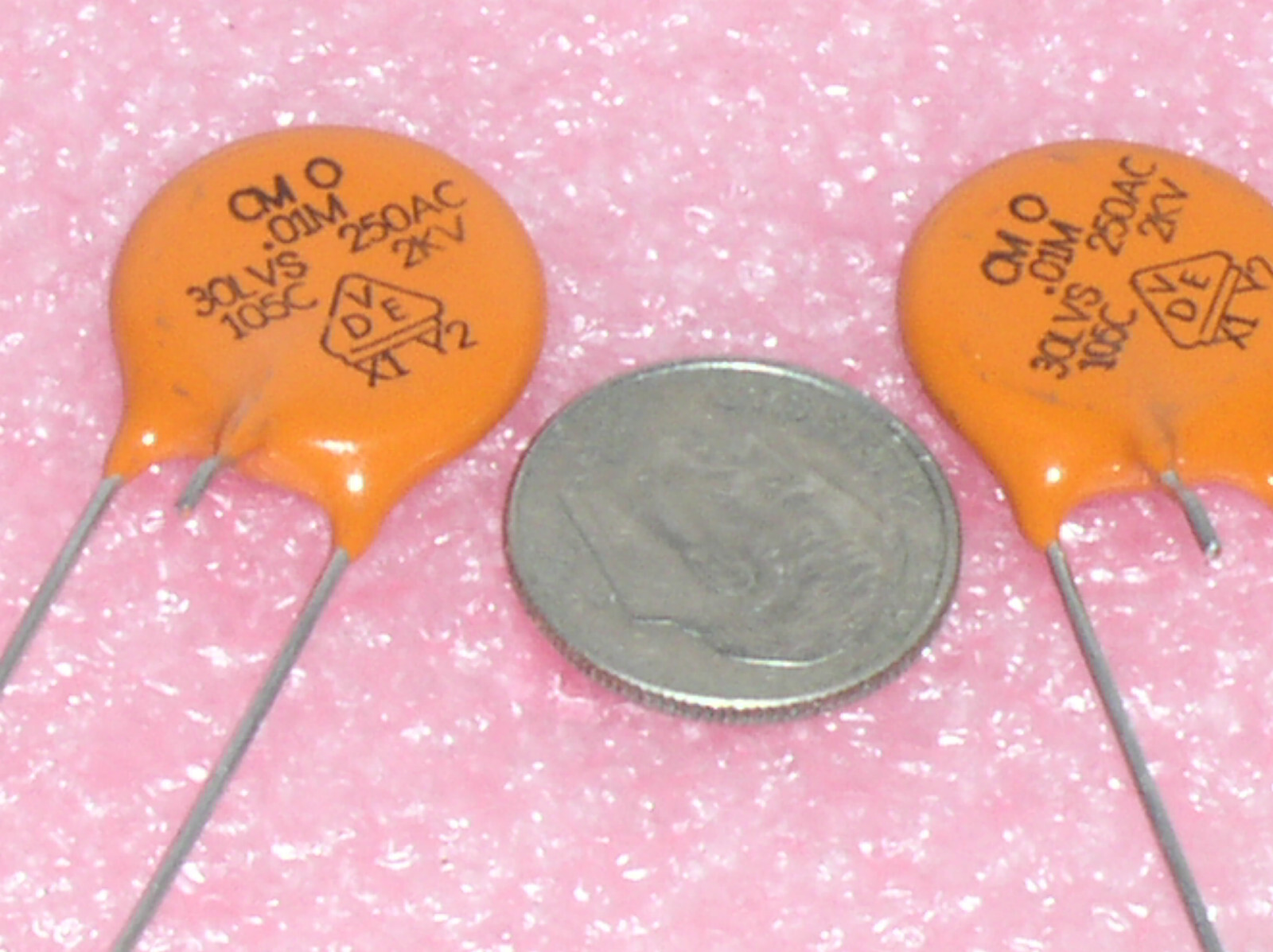 2 CERA-MITE 30LVSS10 103 M 10NF .01UF .01MFD X1 Y2 250V .01 SAFETY ...