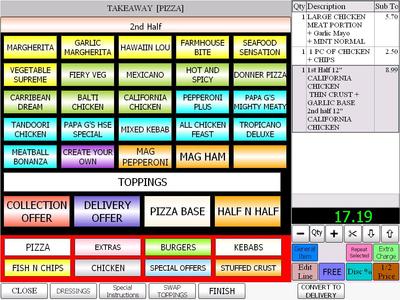 EPOS Pos till system ivision takeaway restaurant delivery software | eBay