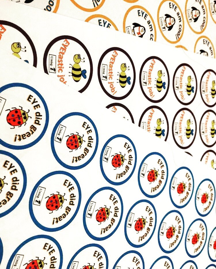 Optometry/Orthoptics - Eye test Stickers | eBay UK