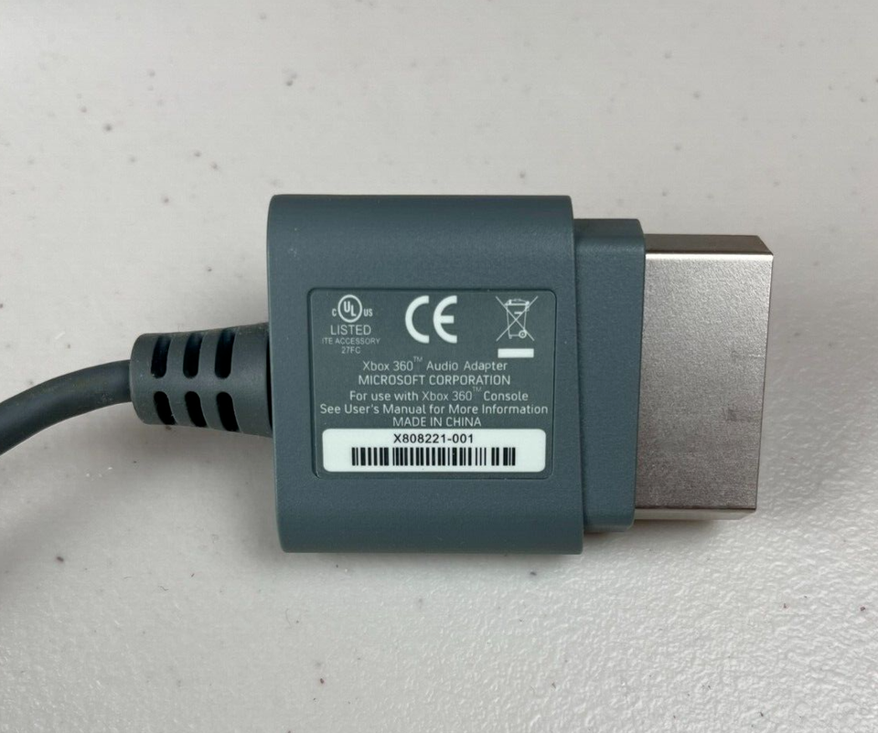 Microsoft XBOX 360 Audio Adapter Cable | eBay