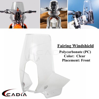 Front Fairing Windshield Fit For KTM 450 RALLY REPLICA Enduro 690 R EXC ...