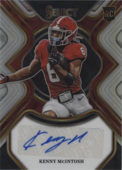 2023 Panini Select Draft Picks - Rookie Signatures Kenny McIntosh #RS ...