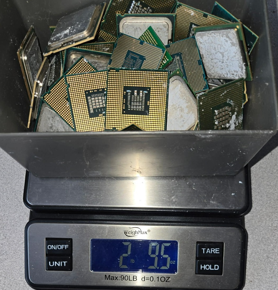 CPU chips for Scrap Gold Recovery (2 lbs. 9.5 oz) | eBay
