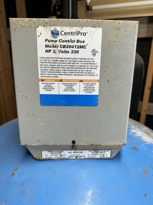Goulds CentriPro CB20412MC Pump Control Box, 2 HP, 230 V | eBay