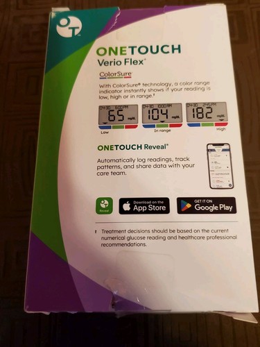 One Touch Ultra Plus Flex Meter Blood Glucose Monitoring System NEW ...