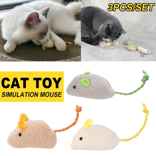 Cat Interactive Scratch Mouse Plush Toy Resistant with Play AU Fun ...