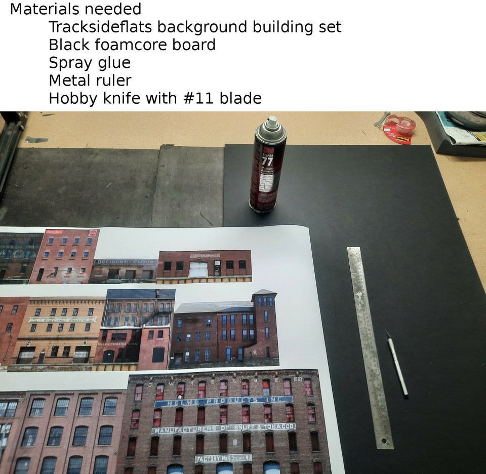 TRACKSIDE BACKDROP #500 Commercial N Scale | eBay