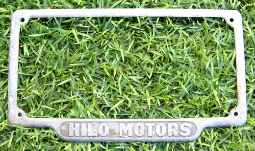 ULTRA RARE! Vintage ~HAWAI'I~ Big Island License Plate Frame "HILO ...