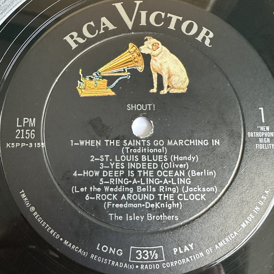 Shout! / The Isley Brothers. 1959 Vinyl LP. Mono Pressing. LPM-2156 | eBay