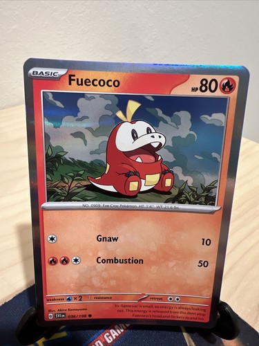 Pokémon TCG Fuecoco Scarlet & Violet - Base Set 036/198 Holo NM/MT | eBay