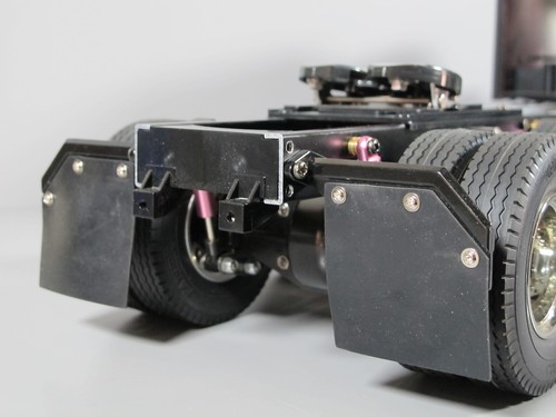 Pair Aluminum Angle Mud Flap Guard for Tamiya RC 1/14 Globe Liner Man ...