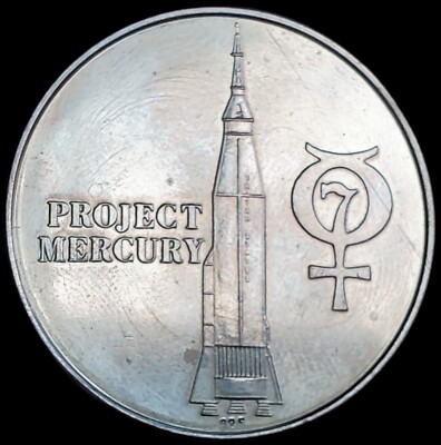 Scarce 1961 Project Mercury Alan Shepard 1st American in Space NASA ...