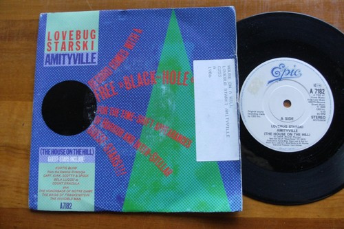 LOVEBUG STARSKI 1986 AMITYVILLE 45 rpm single VINYL EXL 7" RECORD A7182 ...