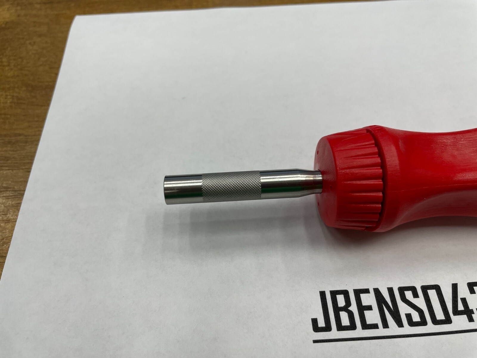 Snap-on Tools USA NEW RED Hard Grip Stubby Shaft Ratcheting Screwdriver ...