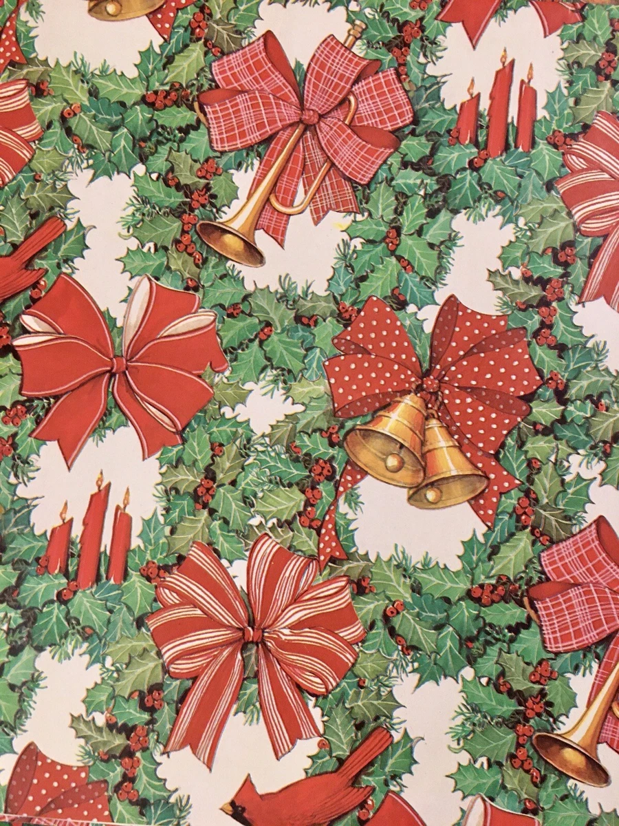 Green Christmas Wrapping Paper