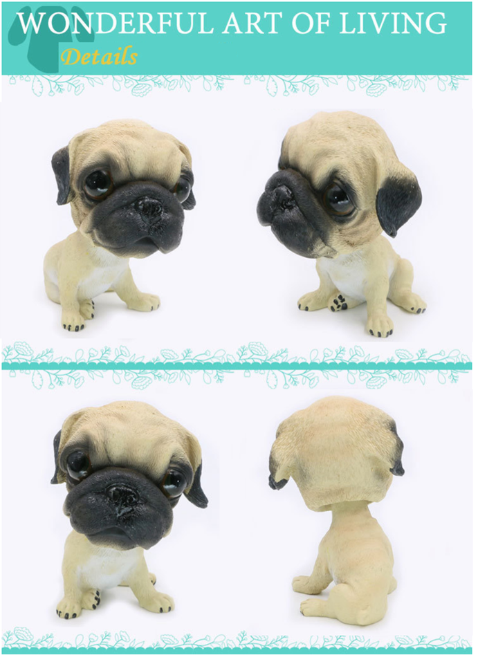 Puppy Pug Dog / Bobbing Head Dog / Bobble Head Toy | eBay
