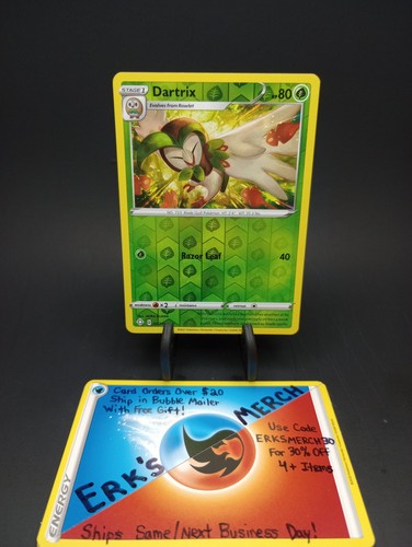 Dartrix 007/072 Shining Fates Reverse Holo Uncommon Pokemon Card | eBay
