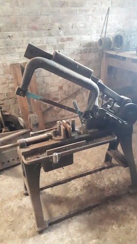 Antique Metal Cutting Saw Bench hacksaw | eBay UK
