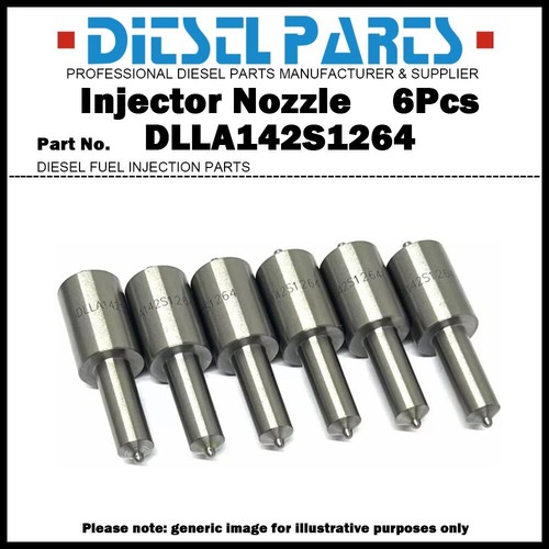 6Pcs Injector Nozzle DLLA142S1264 for Mercedes Benz L1114 L1314 L1514 5 ...