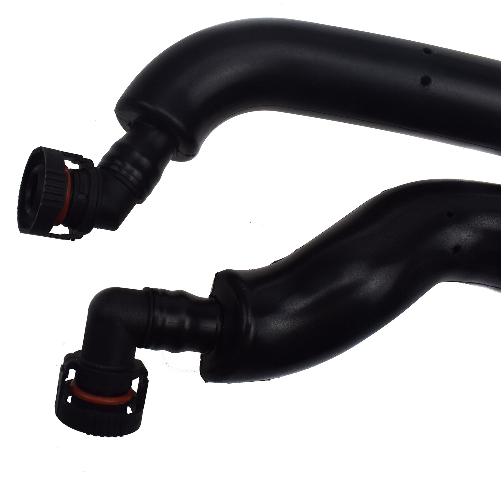 2Pcs Left& Right Crankcase Breather Hose For BMW E60 E61 E63 E64 E65 ...