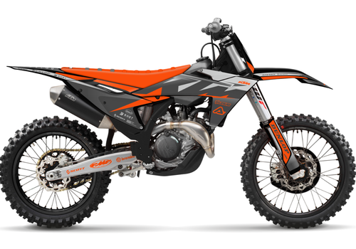 KTM Graphic SX SXF 2023 2024 125 250 300 350 450 Decals XC XCf SCRUB ...