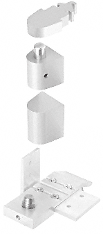 CRL 0P50RHA Aluminum Offset Right Hand Pivot Set with 1/8" Recess | eBay