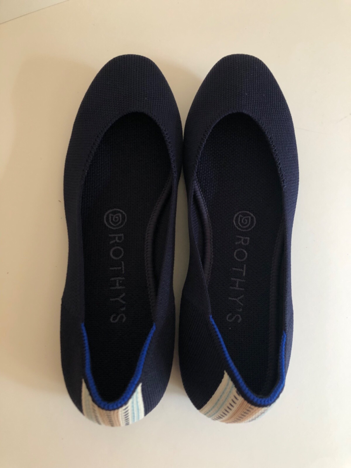 Rothy's 7 Navy Rothys The Square Ballet Flat Womens h… - Gem