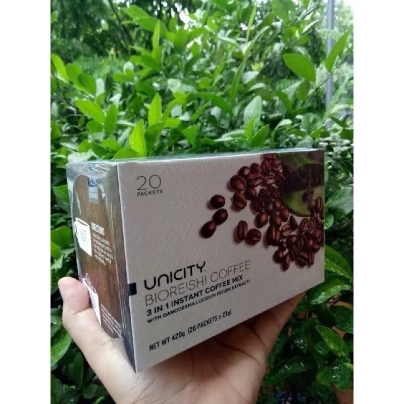 UNICITY BIO REISHI Instant Coffee Mix Beverage Cholesterol Free Fat ...