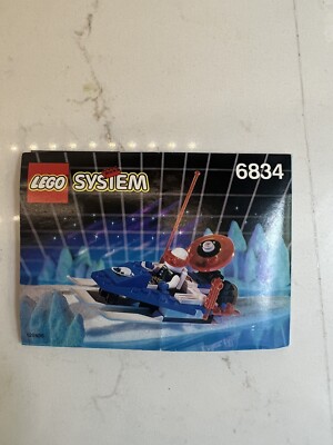 Lego 6834 Celestial Sled Ice Planet Building Instruction Manual Space ...