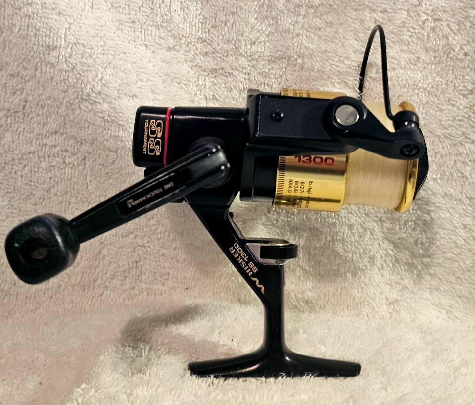 Daiwa Whisker Tournament SS 1300 Spinning Fishing Reel Excellent ...
