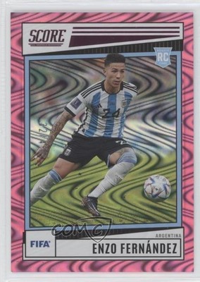2022-23 Panini Score FIFA Retail Pink Swirl /45 Enzo Fernandez #95 ...
