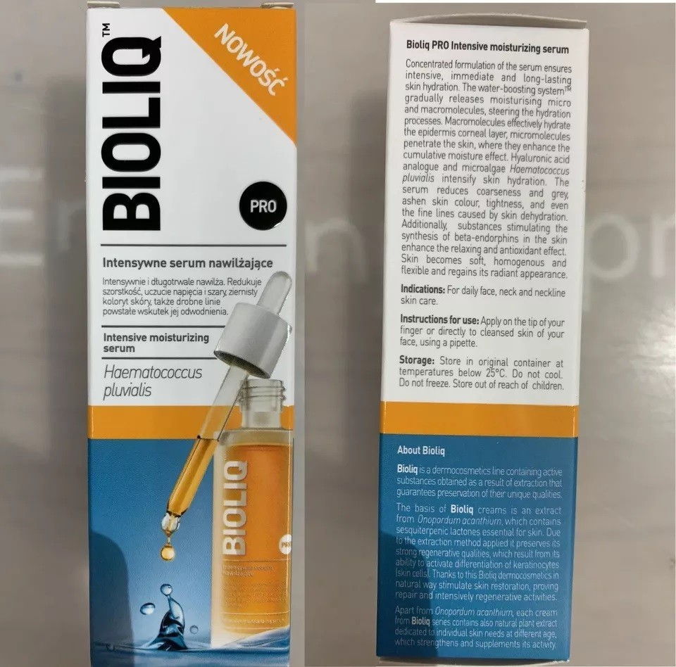 BIOLIQ PRO INTENSIVE MOISTURIZING SERUM 30 ml NOVELTY SERUM NAWILŻAJĄCE ...