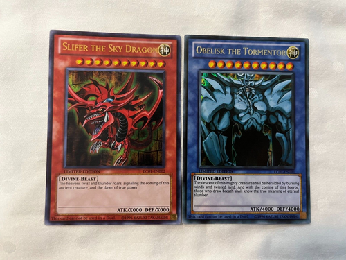 SLIFER THE SKY DRAGON OBELISK THE TORMENTOR ULTRA RARE LEGENDARY ...