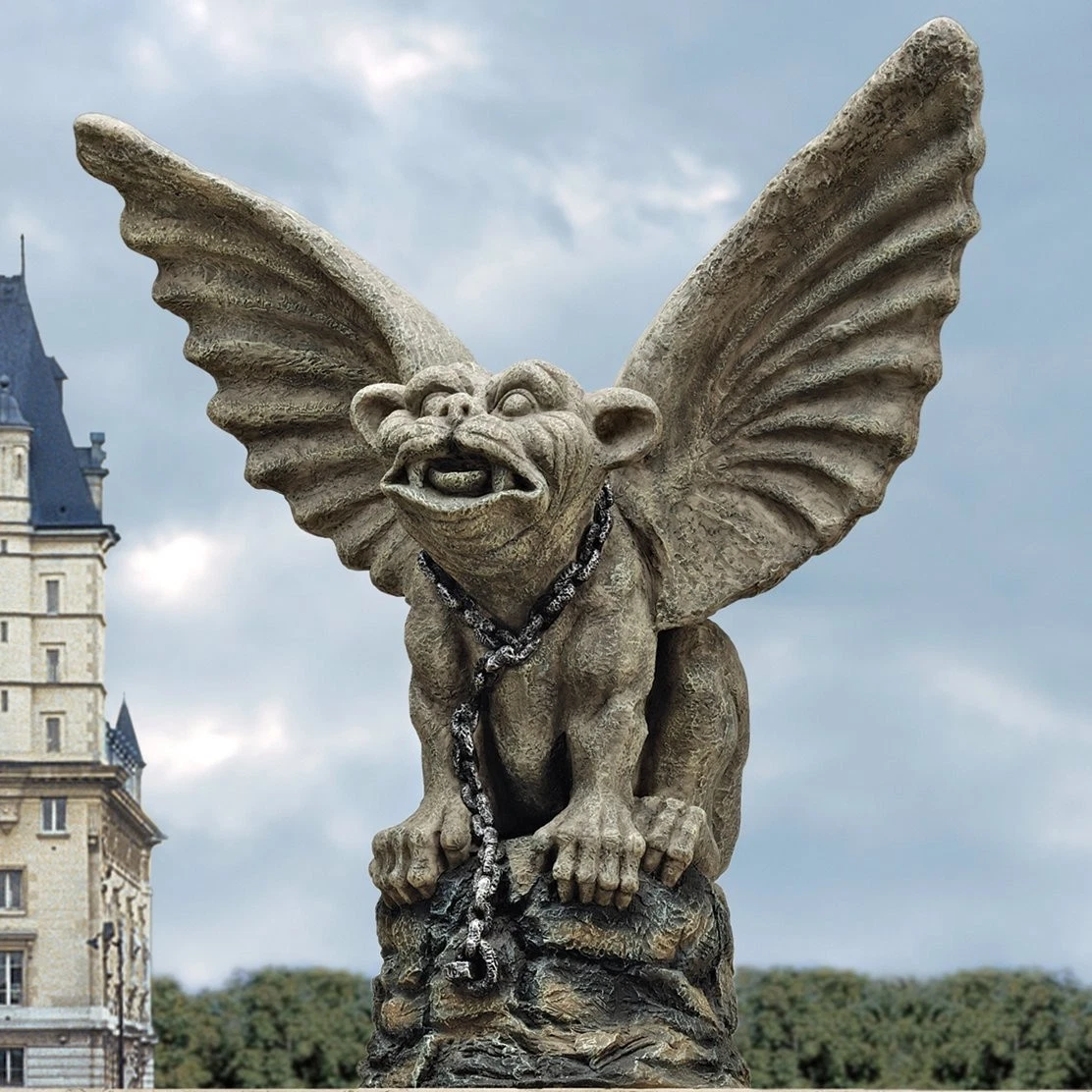 Gothic Gargoyles On Buildings