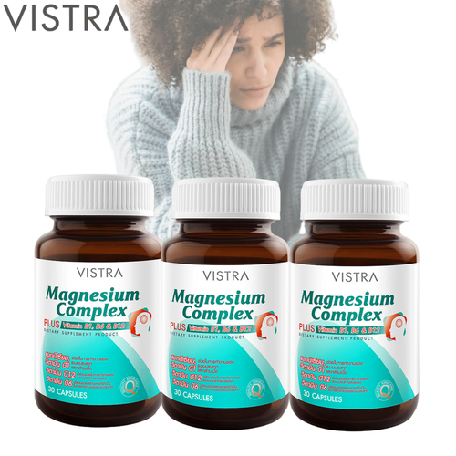 VISTRA Magnesium Complex PLUS Vitamin B1, B6 & B12-30cap x 3pcs. | eBay