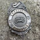 Antique Unusual Early Harley Davidson Motorcycle Police Badge ...